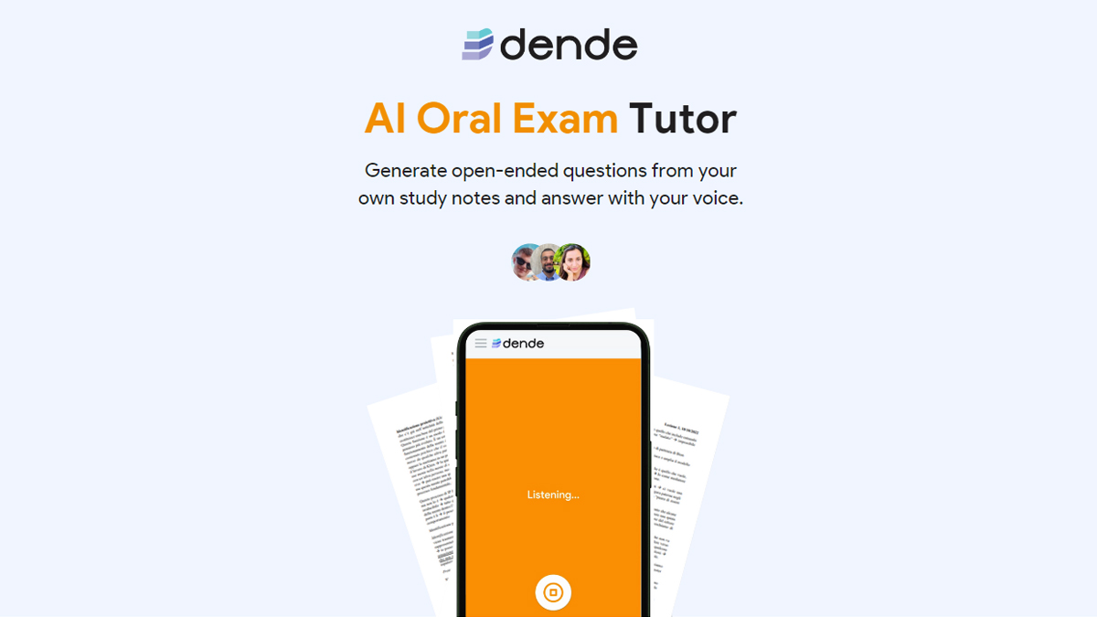 AI Oral Exam Tutor - Dende