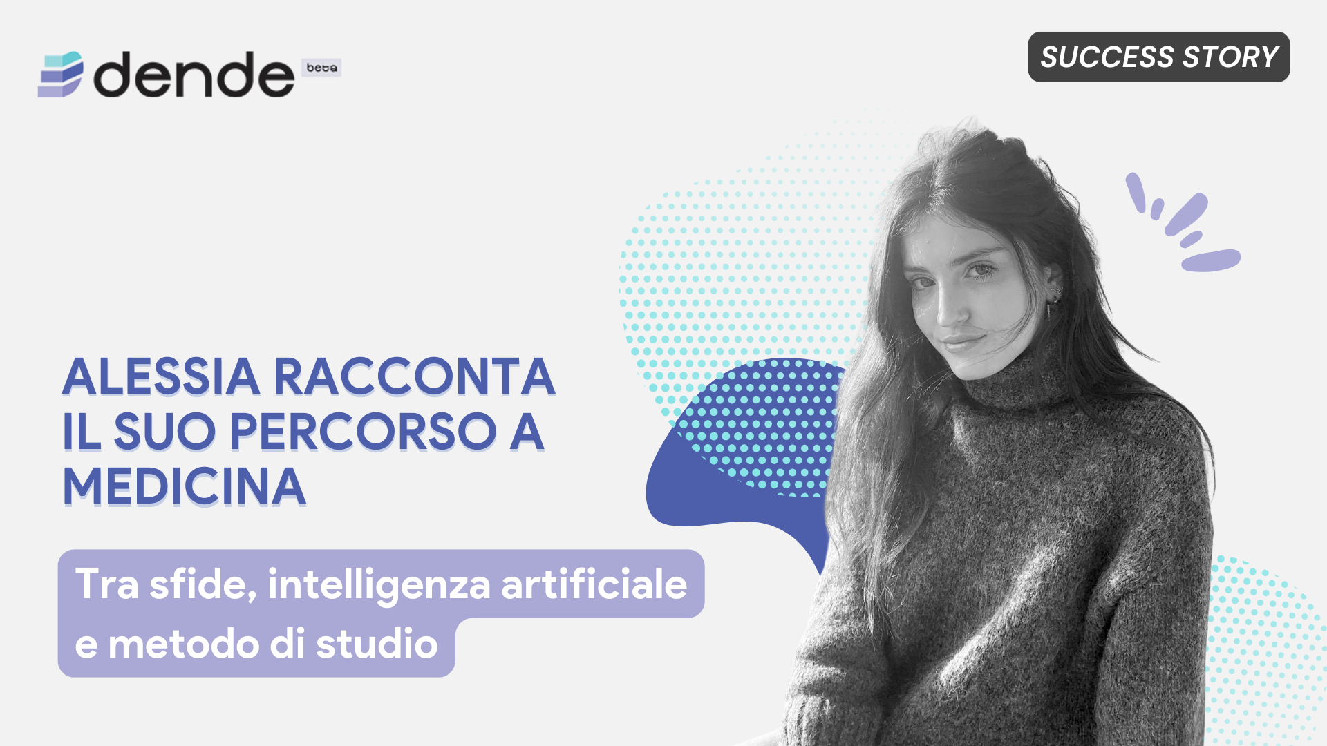 Alessia racconta il suo percorso a Medicina: tra AI e tanto studio